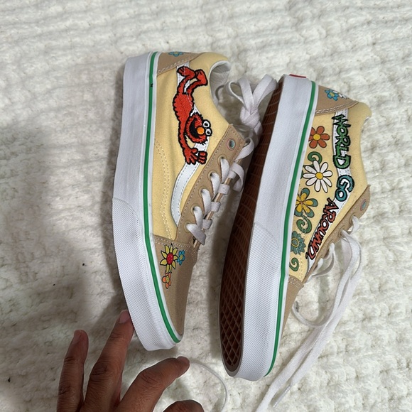 Vans | Shoes | Vans Womens Elmo Sesame Street Limited Edition Vans ...